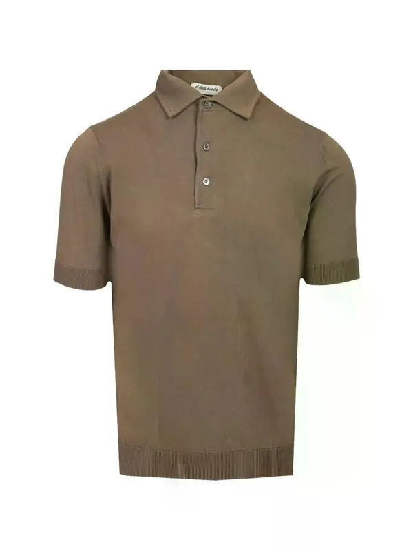 AL DUCA D’AOSTA 1902 Ribbed-trim Polo Shirt