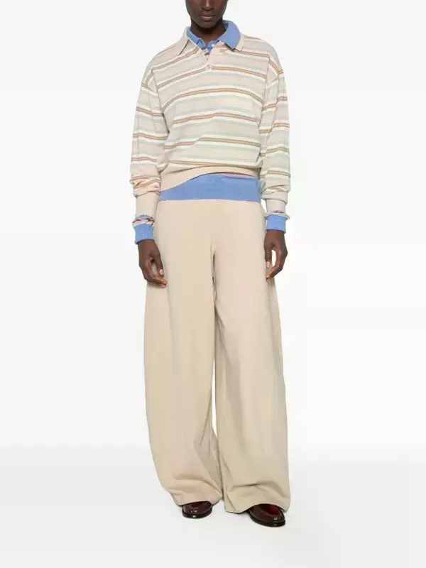 Guest In Residence Striped Polo Top
