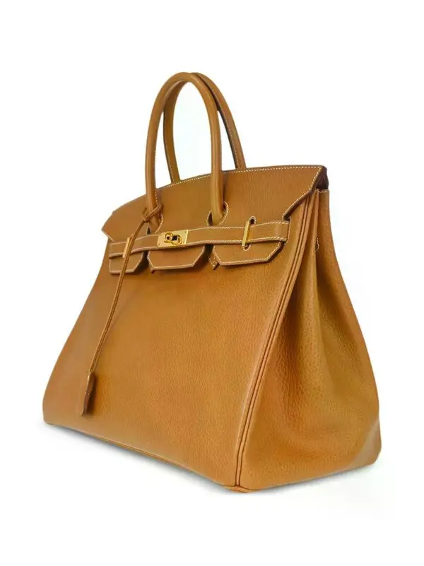 Hermès 1995 Ardennes 35 Birkin Tote Bag - Brown