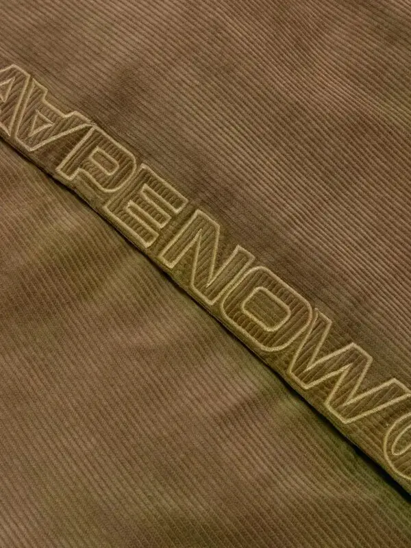 AAPE BY *A BATHING APE Moonface Patch Corduroy Trousers