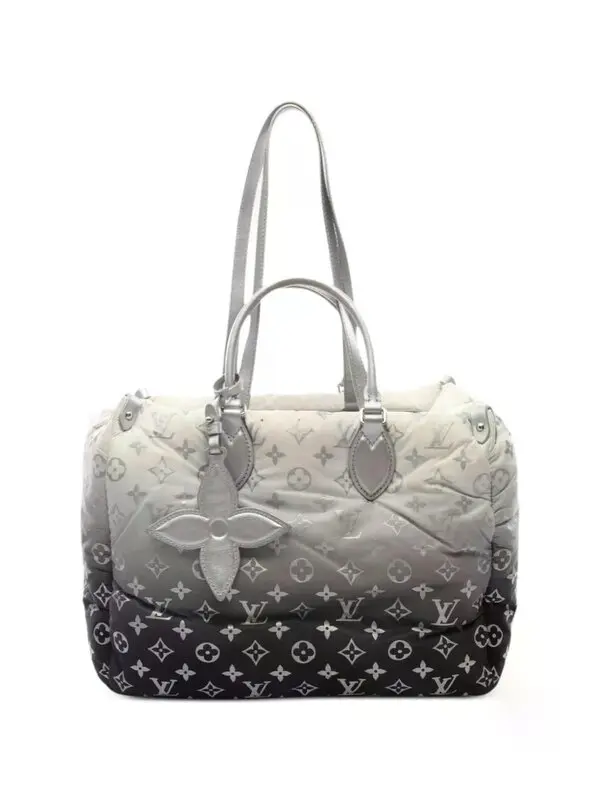 LOUIS VUITTON On-the-go Mm Ski Tote Bag - Grey