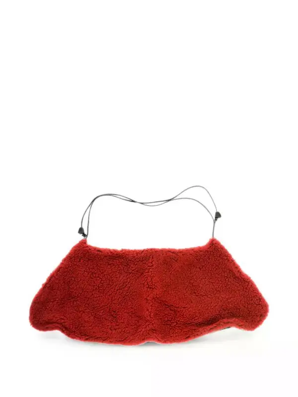 Dsquared2 Faux-fur Drawstring Scarf - Red