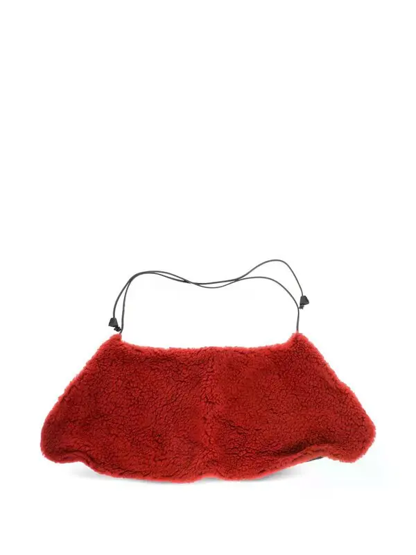 Dsquared2 Faux-fur Drawstring Scarf - Red