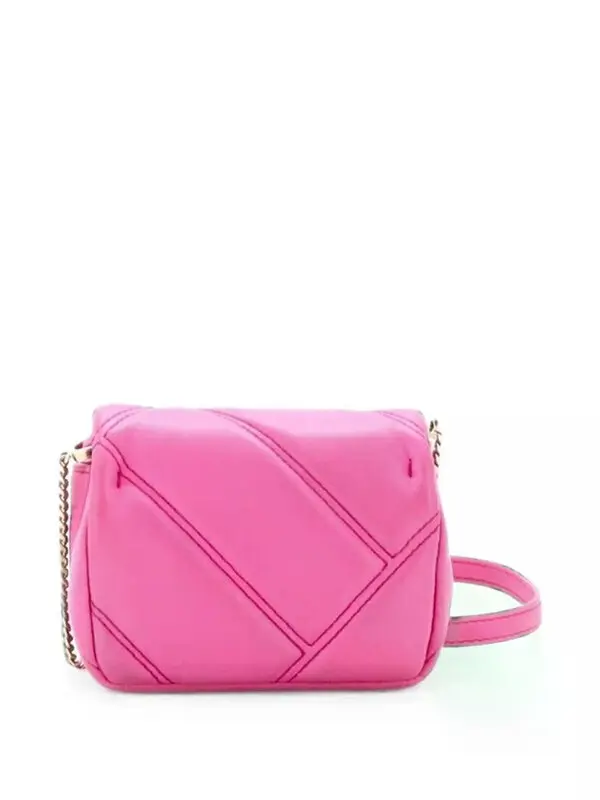 BVLGARI Serpenti Cabochon Shoulder Bag Diagonal Quilted Leather Micro Crossbody Bag
