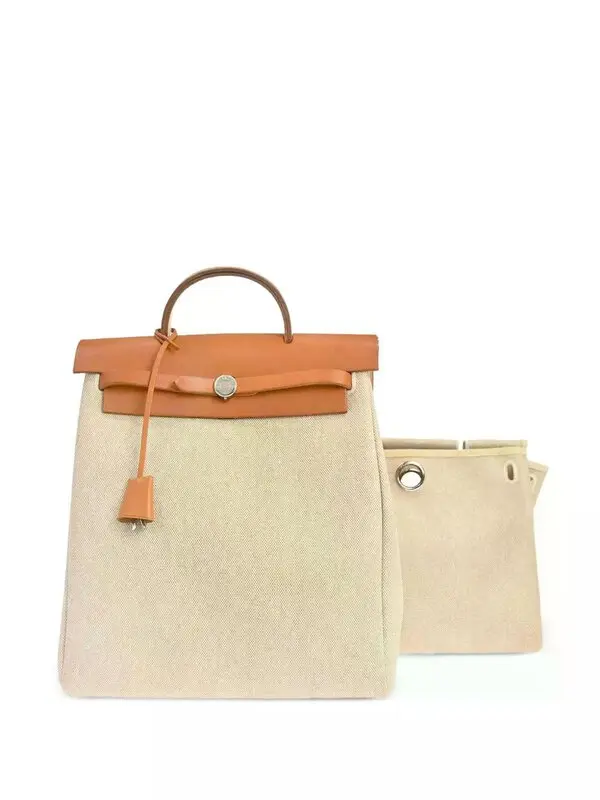 Hermès Toile H Herbag A Dos Backpack