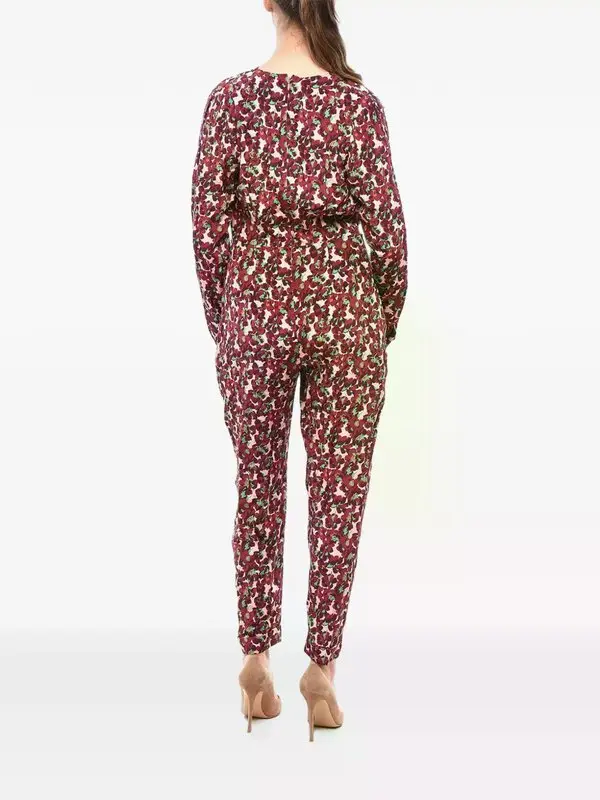 Stella McCartney Blossom Floral-print Silk Jumpsuit