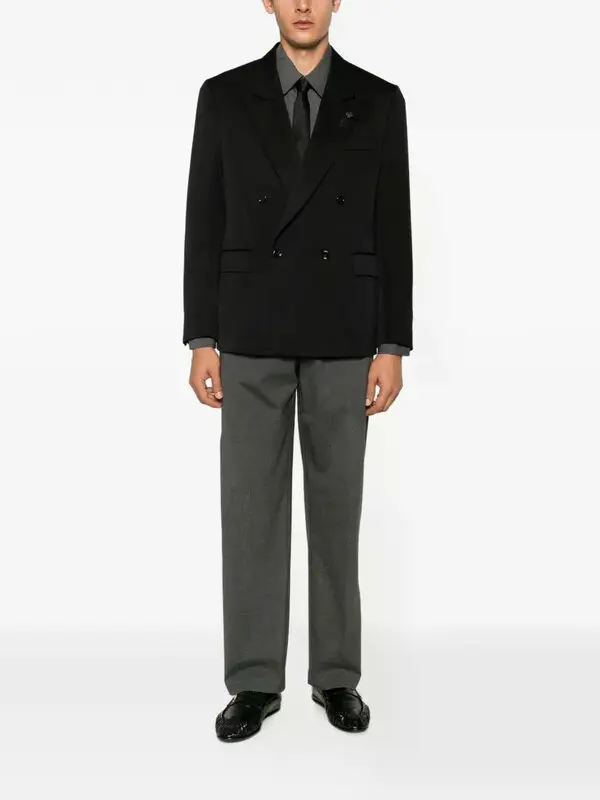LARDINI Chest-pocket Button-up Shirt