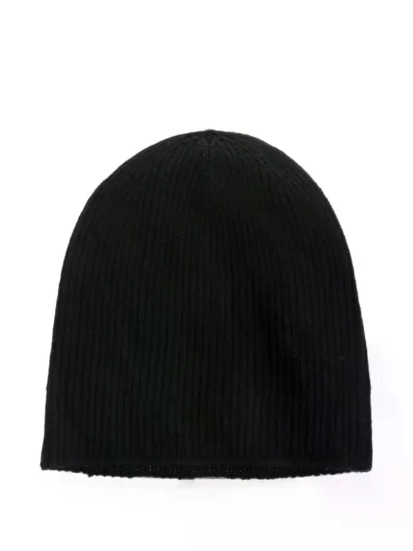 Dsquared2 Logo-patch Ribbed-knit Beanie Hat