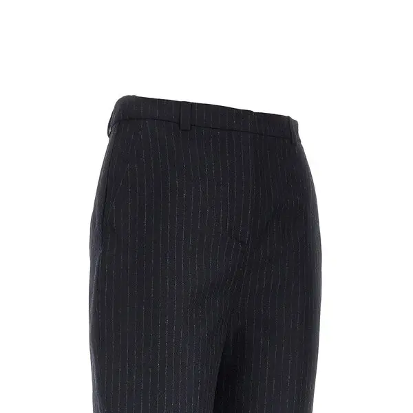Emporio Armani Wool-blend Pinstriped Tailored Pants