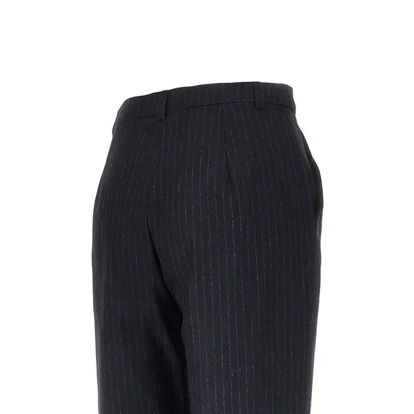 Emporio Armani Wool-blend Pinstriped Tailored Pants