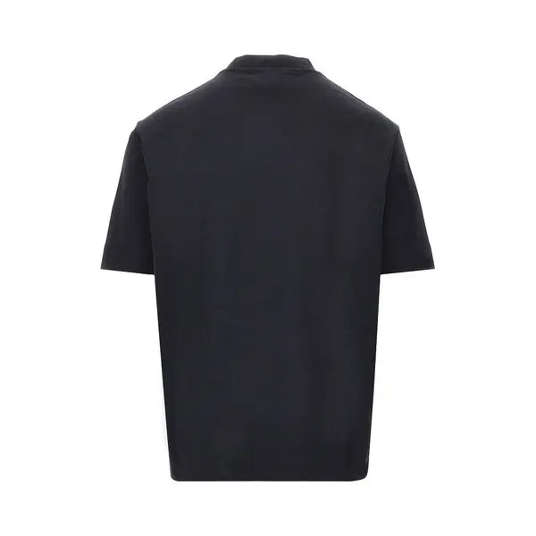 Emporio Armani Jerey T-hirt With Logo Patch