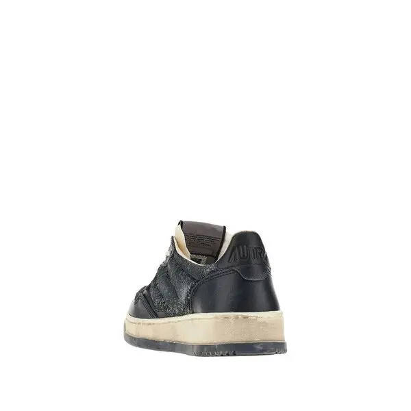 AUTRY Super Vintage Medalist Low-top Sneakers - Black