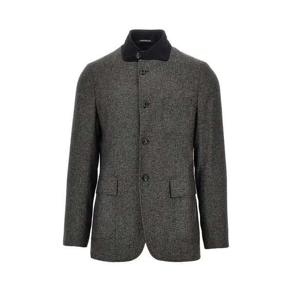 Emporio Armani Mouliné Knitted Jacket