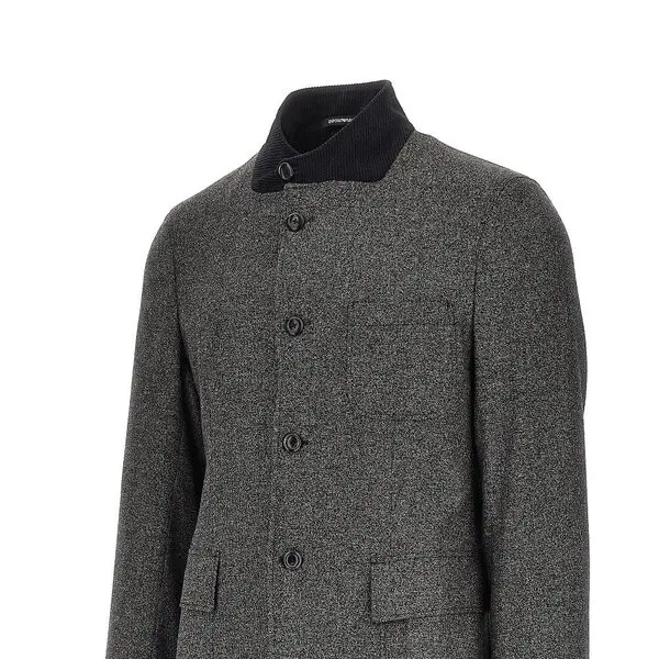 Emporio Armani Mouliné Knitted Jacket