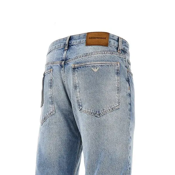 Emporio Armani J101 Denim Jeans With Knee Slits
