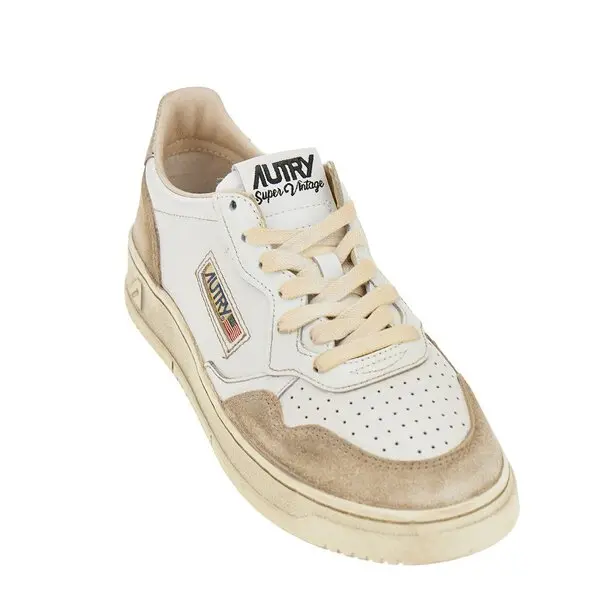 AUTRY Super Vintage Medalist Low Sneakers - White