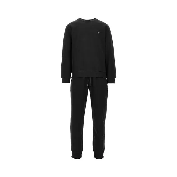 EA BODYWEAR Cotton-blend Loungewear Et - Black