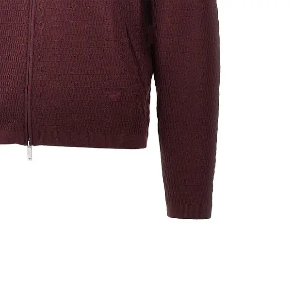 Emporio Armani Virgin Wool Knitted Cardigan