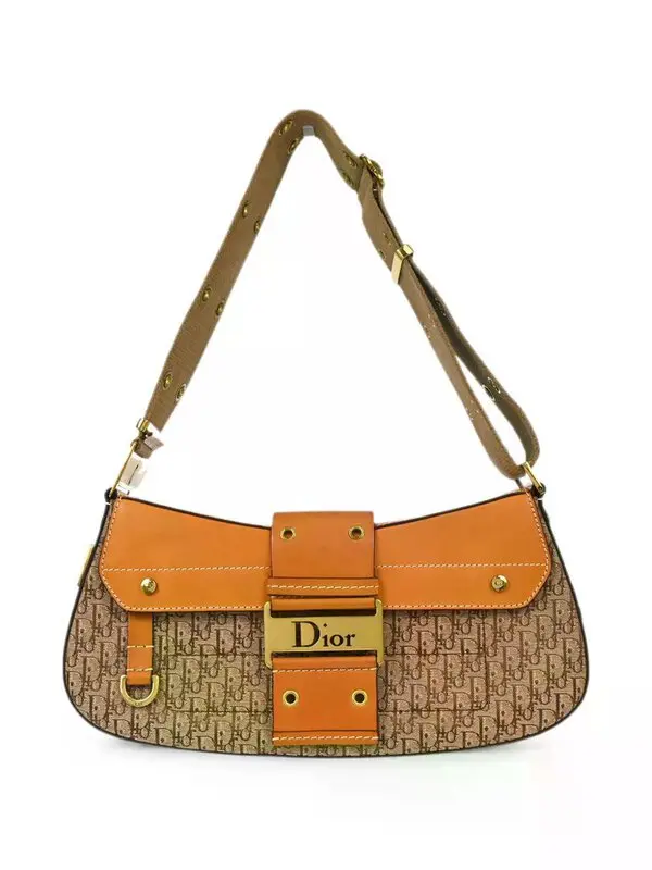 Dior 2002 Trotter Street Chic Columbus Shoulder Bag - Brown