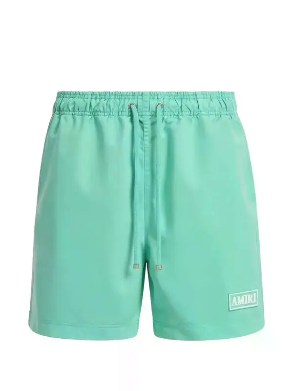 Amiri Logo-patch Swim Shorts