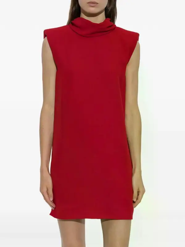 Valentino Garavani Silk High Neck Sleeveless Dress