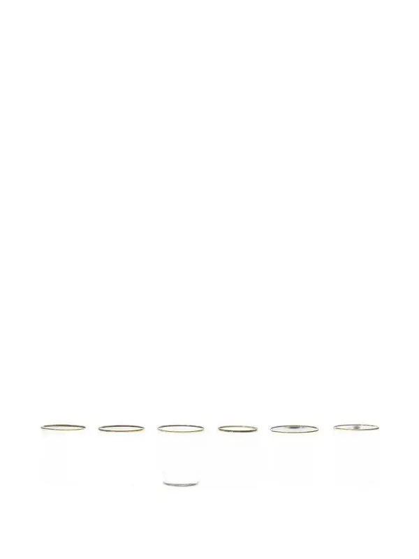 BITOSSI HOME Gold-tone Trim Tumblers - Neutrals