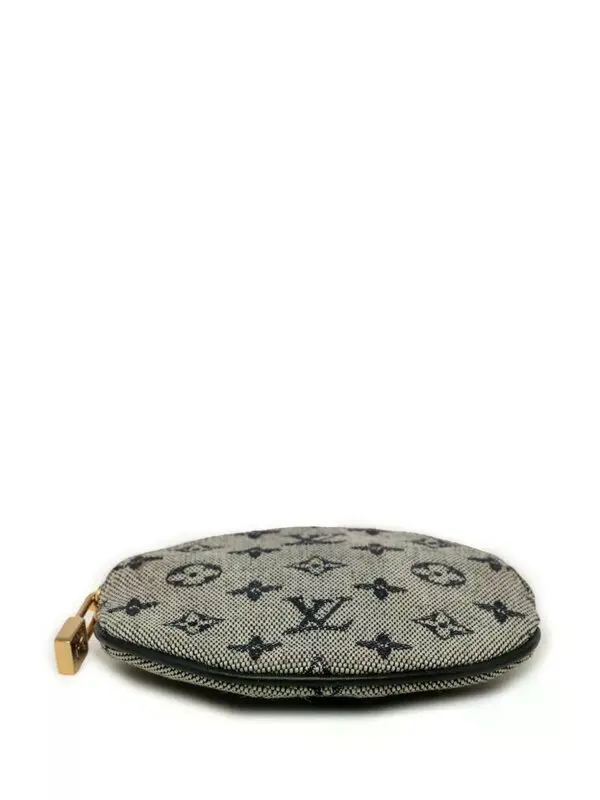 LOUIS VUITTON 2005 Monogram Mini Lin Round Purse Coin Pouch