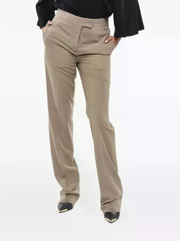 FERRAGAMO Four-pocket Wool Trousers - Neutrals