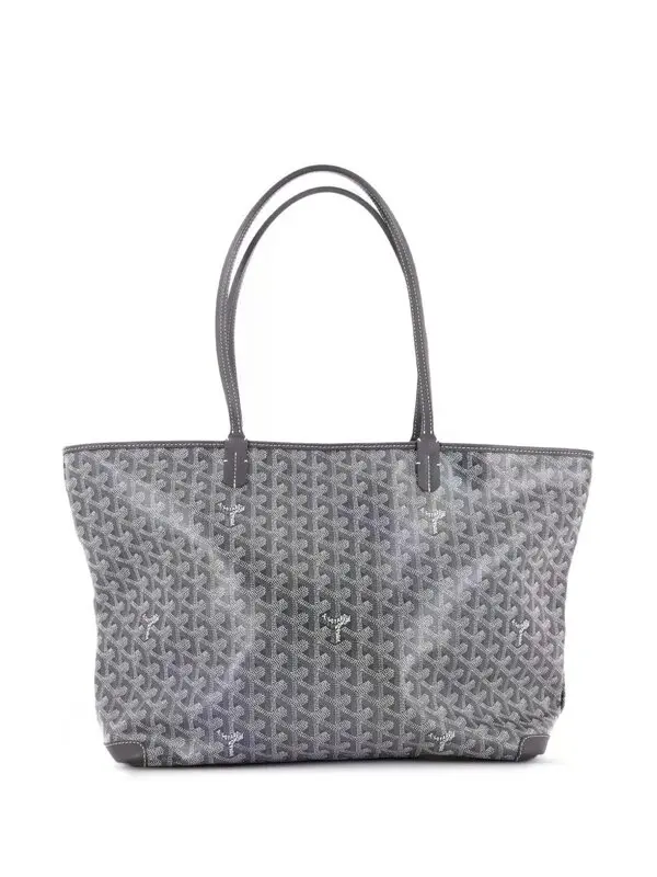 Goyard Artois Tote Coated Canvas Mm Shoulder Bag - Grey
