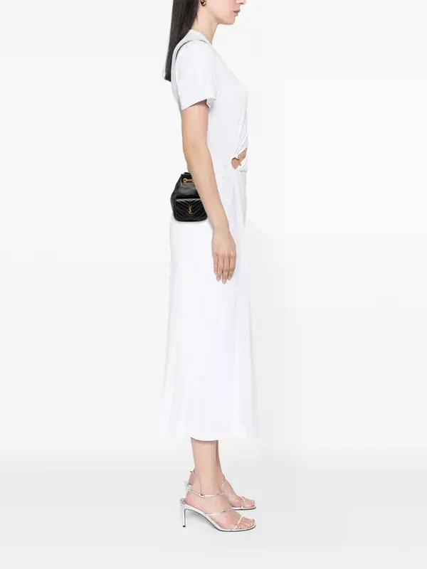 Saint Laurent 2023 Mini Chevron Lambskin Joe Bucket Bag - Black