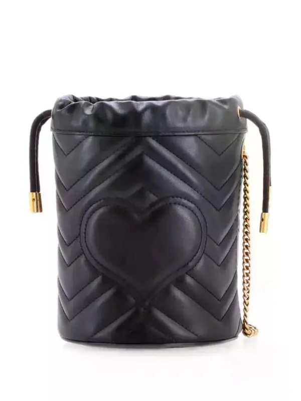 Gucci Gg Marmont Matelassé Leather Mini Bucket Bag