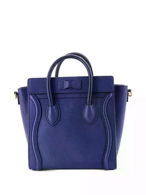Celine Grainy Leather Nano Luggage Bag