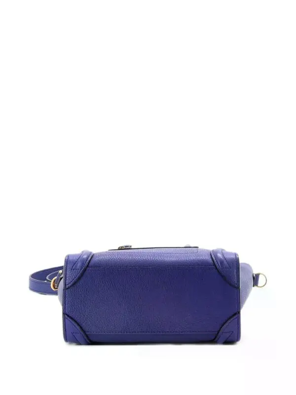 Celine Grainy Leather Nano Luggage Bag