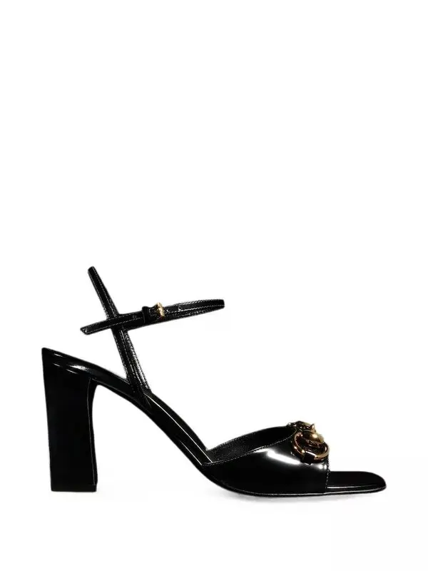 Gucci Horsebit Ankle-strap Sandals - Black