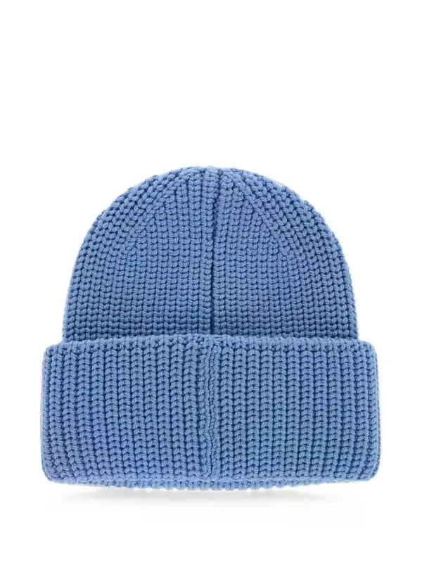 Dsquared2 Wool Beanie With Embroidered Patch