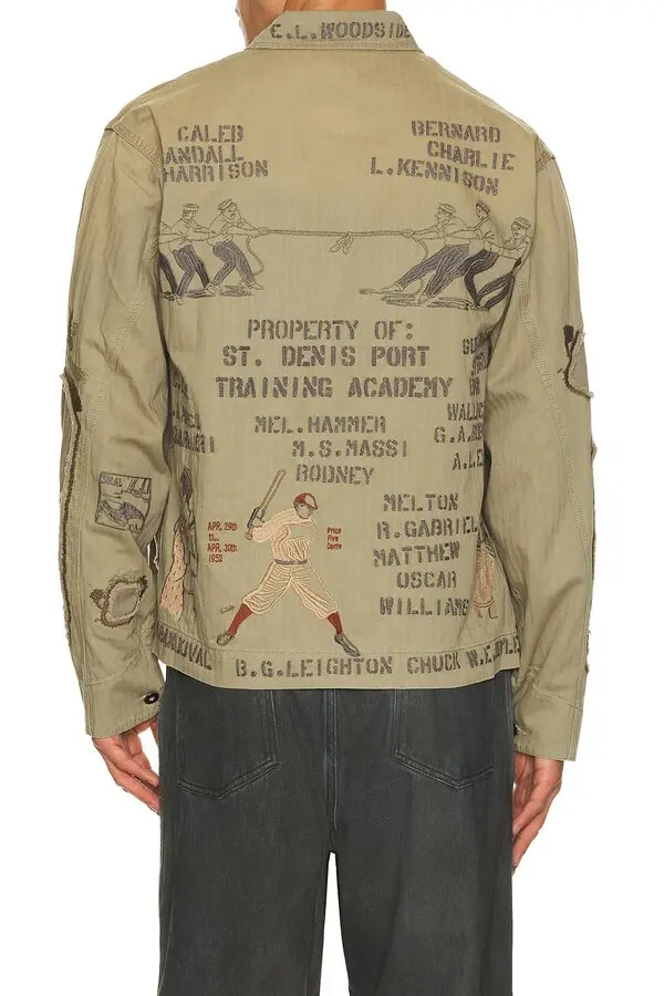 SAMUEL ZELIG Duffle Chore Jacket In Green
