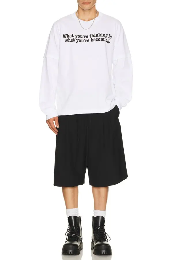 Sacai Graphic Long Sleeve T-shirt