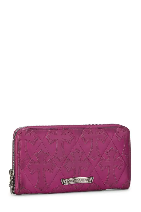 Chrome Hearts Cemetery Cross Zip-around Wallet