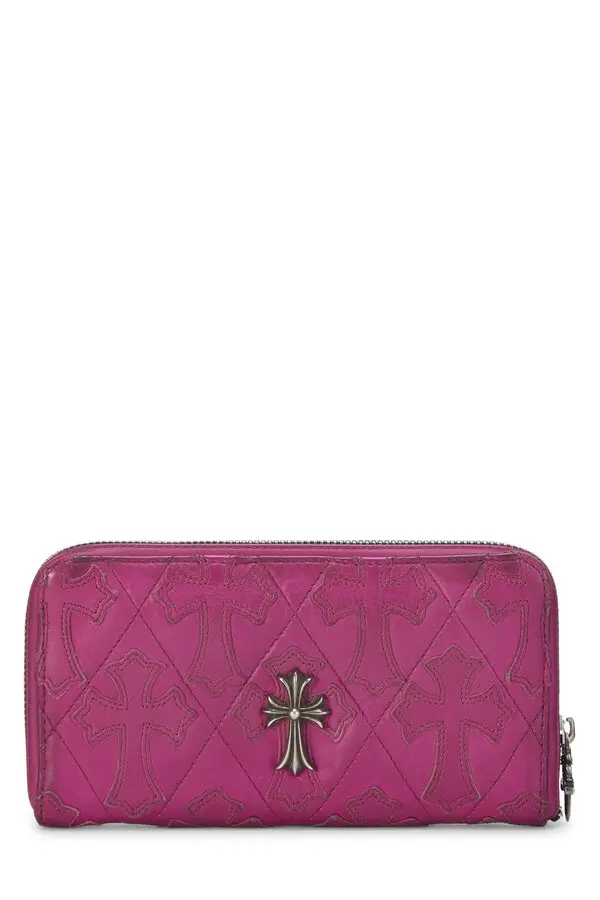 Chrome Hearts Cemetery Cross Zip-around Wallet