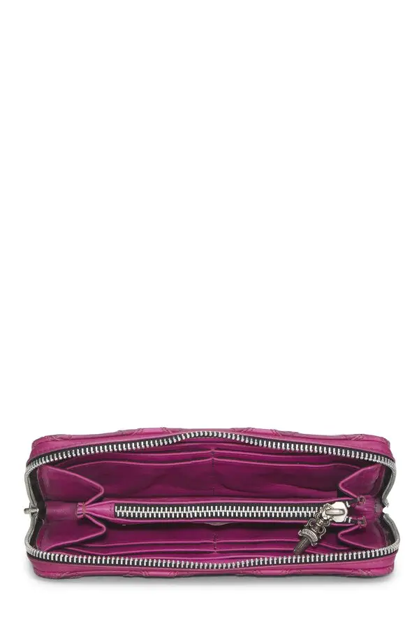 Chrome Hearts Cemetery Cross Zip-around Wallet