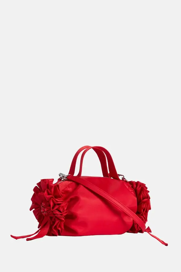Simone Rocha Mini Double-ribbon Rosette Bag - Red