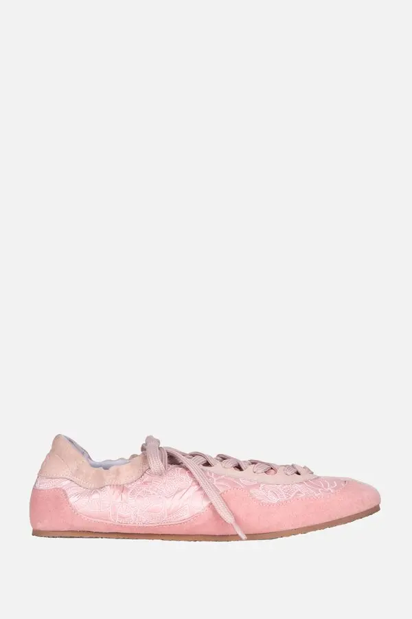 Cecilie Bahnsen Cbblaise Sneakers In Suede And Nylon