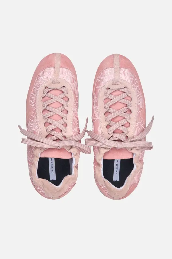 Cecilie Bahnsen Cbblaise Sneakers In Suede And Nylon