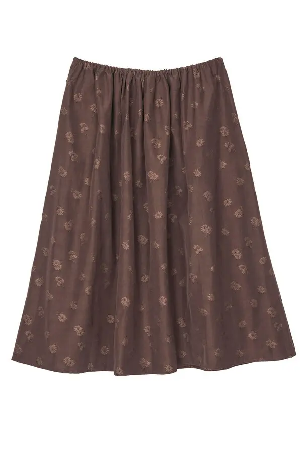 Cecilie Bahnsen Ditsy Bellis Jacquard Midi Skirt