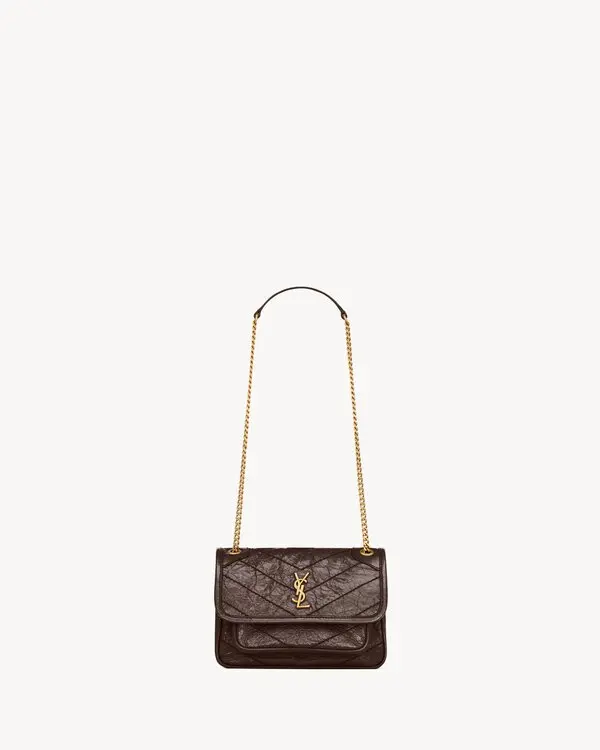 Saint Laurent Niki Mini In Vintage Leather