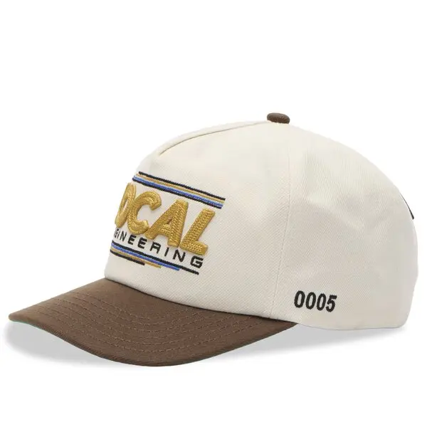 LOCAL SPACE Engineering" Cap - Ecru/brown