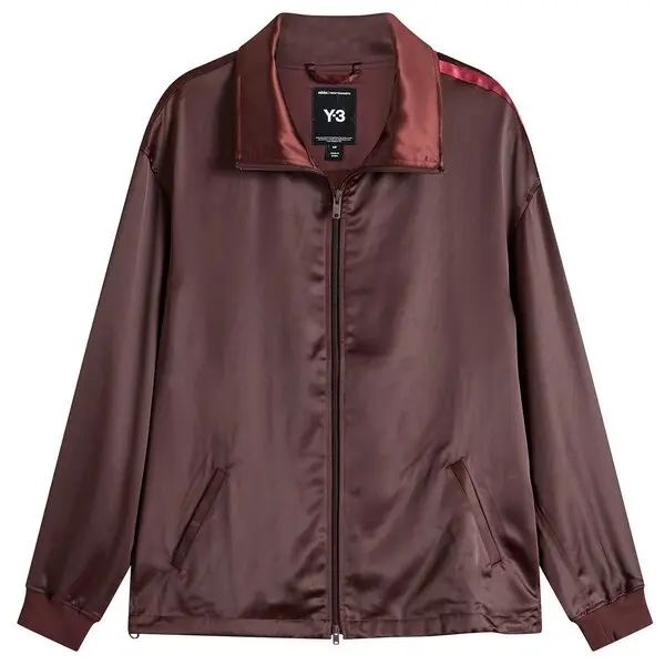 Y3 Satin Track Jacket - Red