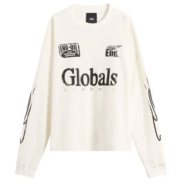 END. Globals Waffle Long Sleeve Top