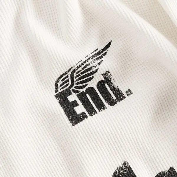 END. Globals Waffle Long Sleeve Top