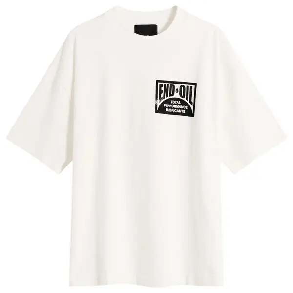 END. Oil T-shirt - Ecru